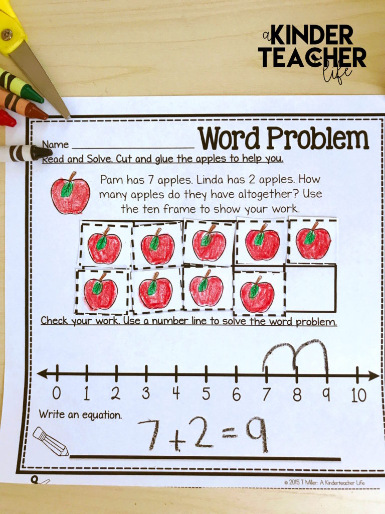 Let's Solve Word Problems Using Multiple Strategies - A Kinderteacher Life Let's Solve Word Problems Using Multiple Strategies - A Kinderteacher Life