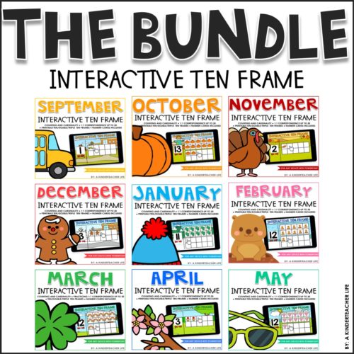 How to use Digital Ten Frames - A Kinderteacher Life