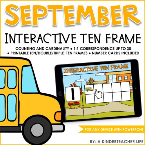 How to use Digital Ten Frames - A Kinderteacher Life