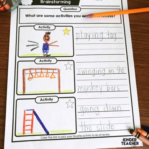 How to Teach Opinion Writing - A Kinderteacher Life