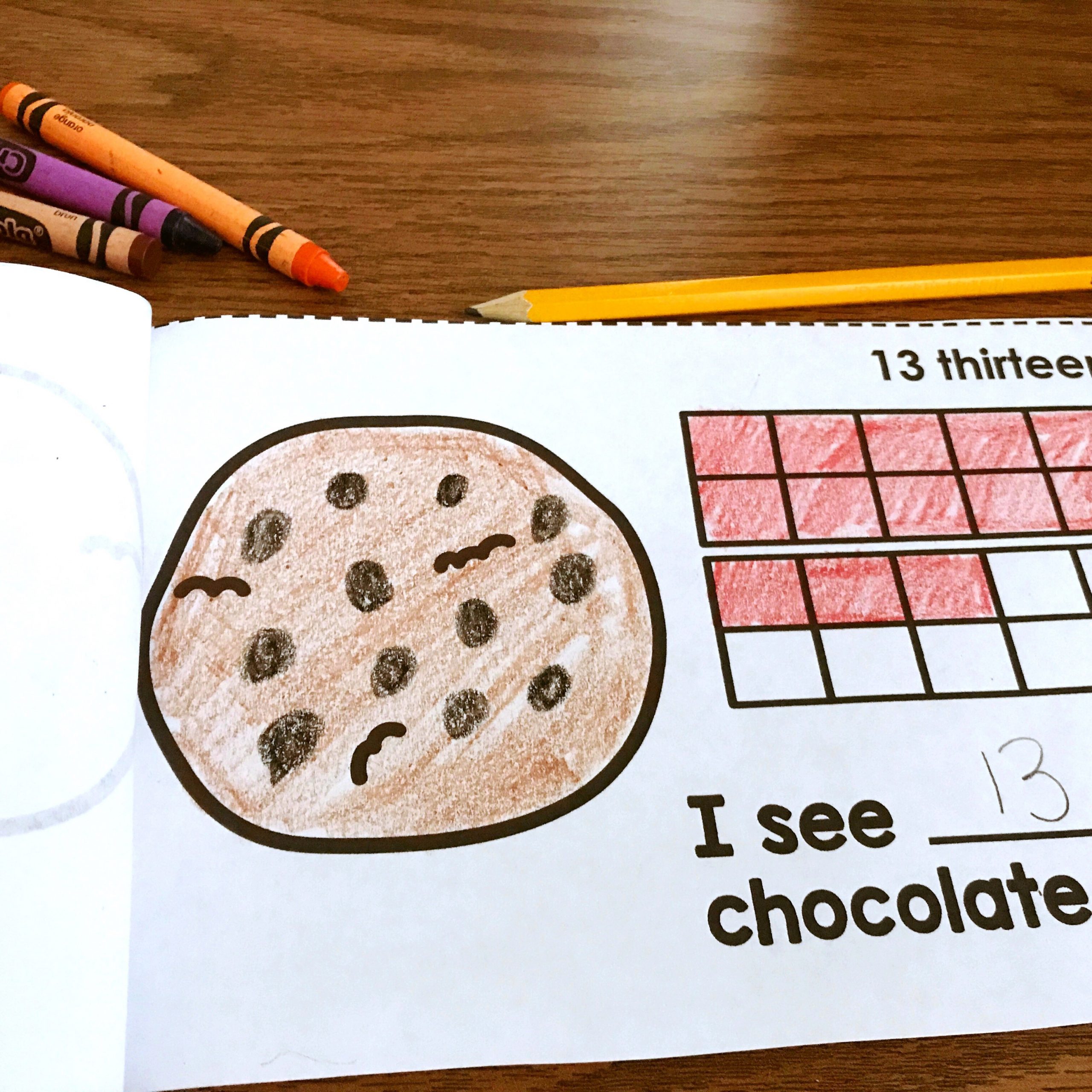 Teen Numbers Counting Book - A Kinderteacher Life