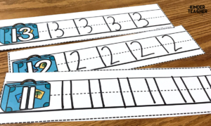 Decomposing Teen Numbers - A Kinderteacher Life
