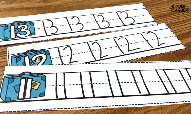 Decomposing Teen Numbers - A Kinderteacher Life