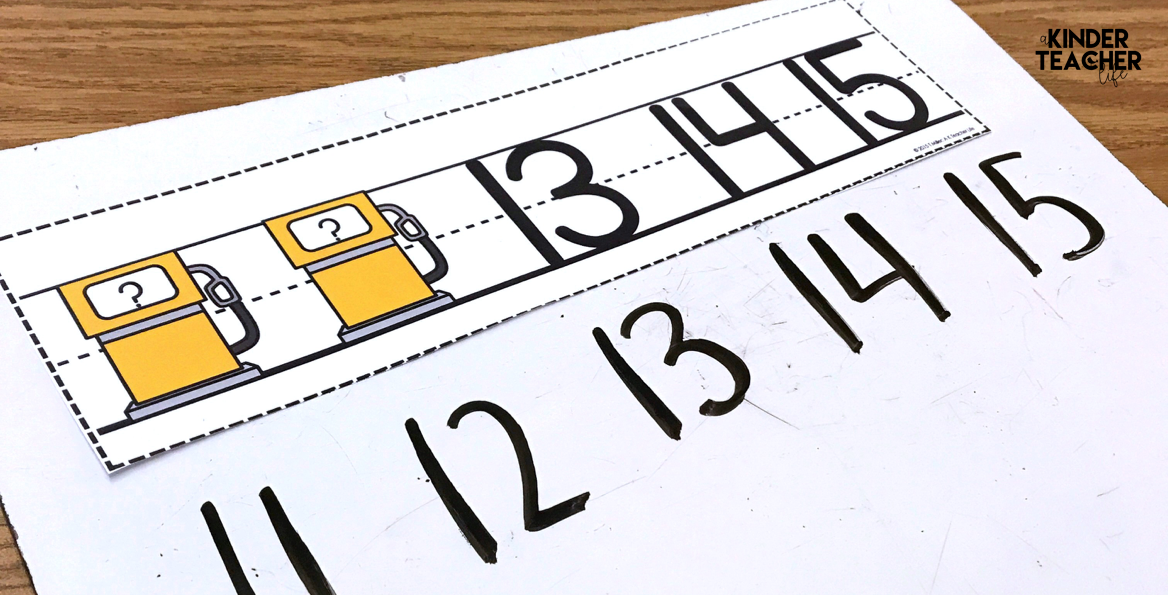 Decomposing Teen Numbers - A Kinderteacher Life