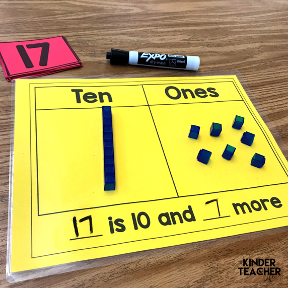 Decomposing Teen Numbers A Kinderteacher Life Decomposing Teen Numbers A Kinderteacher Life