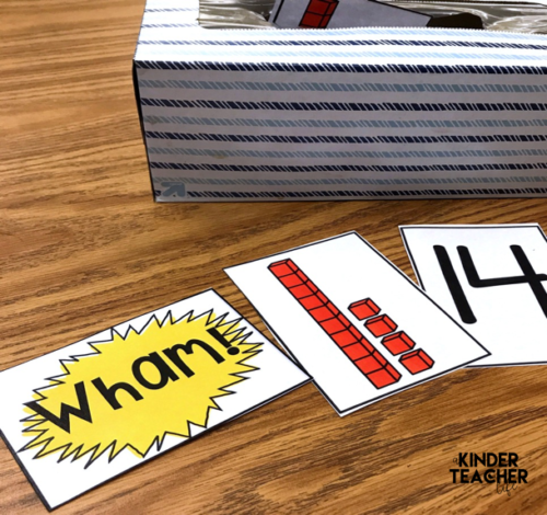 Decomposing Teen Numbers - A Kinderteacher Life