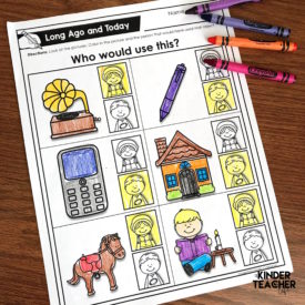 Life Long Ago Activities - A Kinderteacher Life