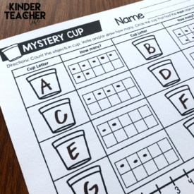 Comparing Numbers Math Center Activities - A Kinderteacher Life