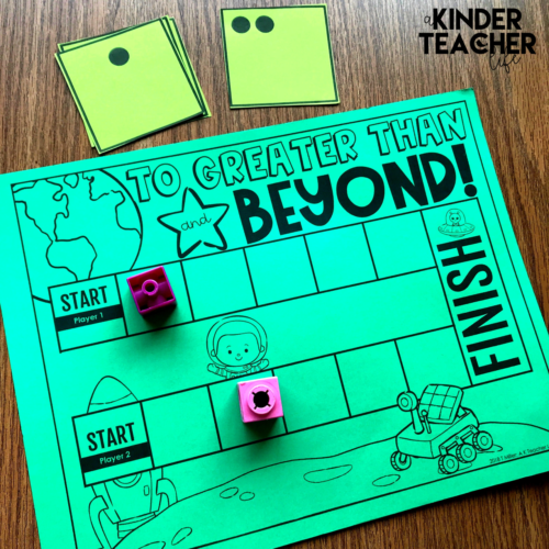 Comparing Numbers Math Center Activities - A Kinderteacher Life