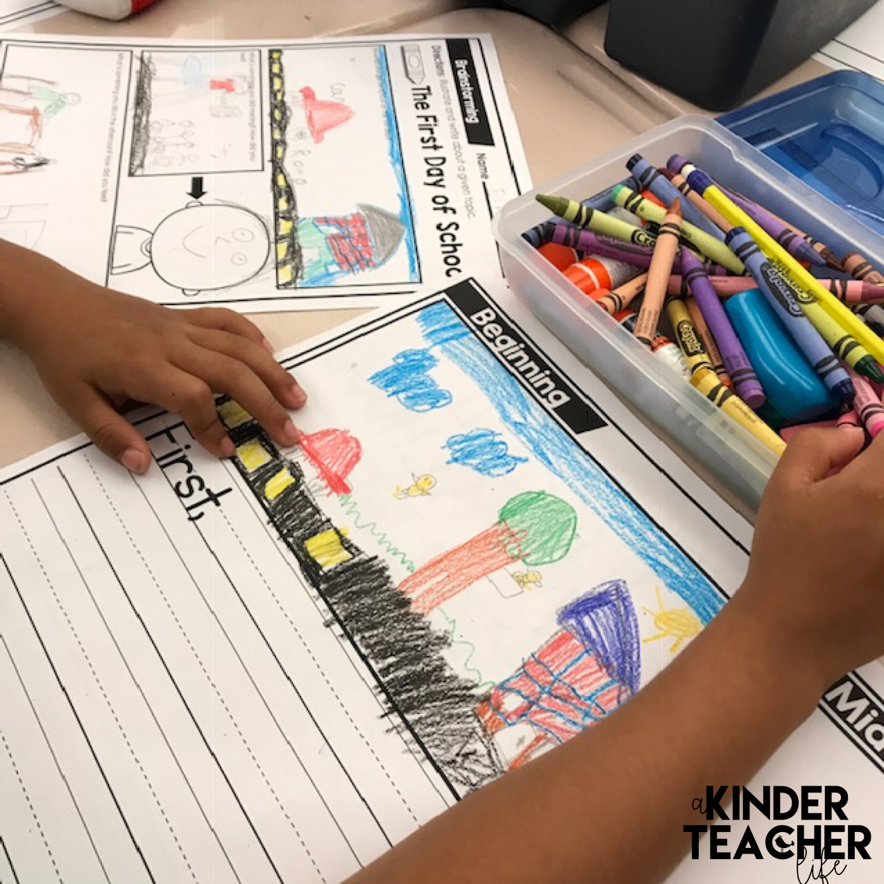 Writing Narratives (Free Writing Template Included!) - A Kinderteacher Life