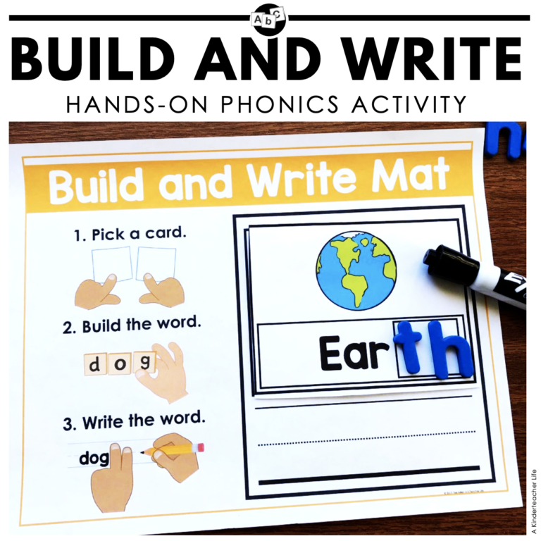 FREE Phonemic Awareness Sorting Worksheets - A Kinderteacher Life