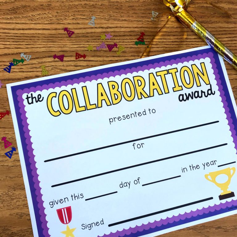 End of the Year Character Awards - A Kinderteacher Life