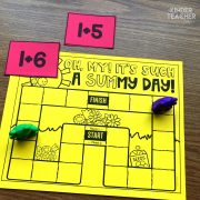 One More, One Less Math Center Activities - A Kinderteacher Life