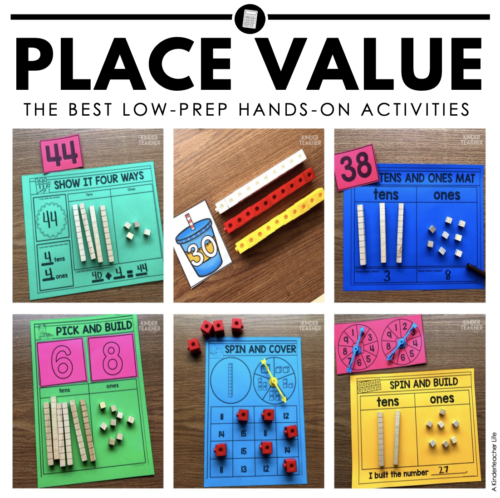 Place Value Game: Show It Four Ways - A Kinderteacher Life