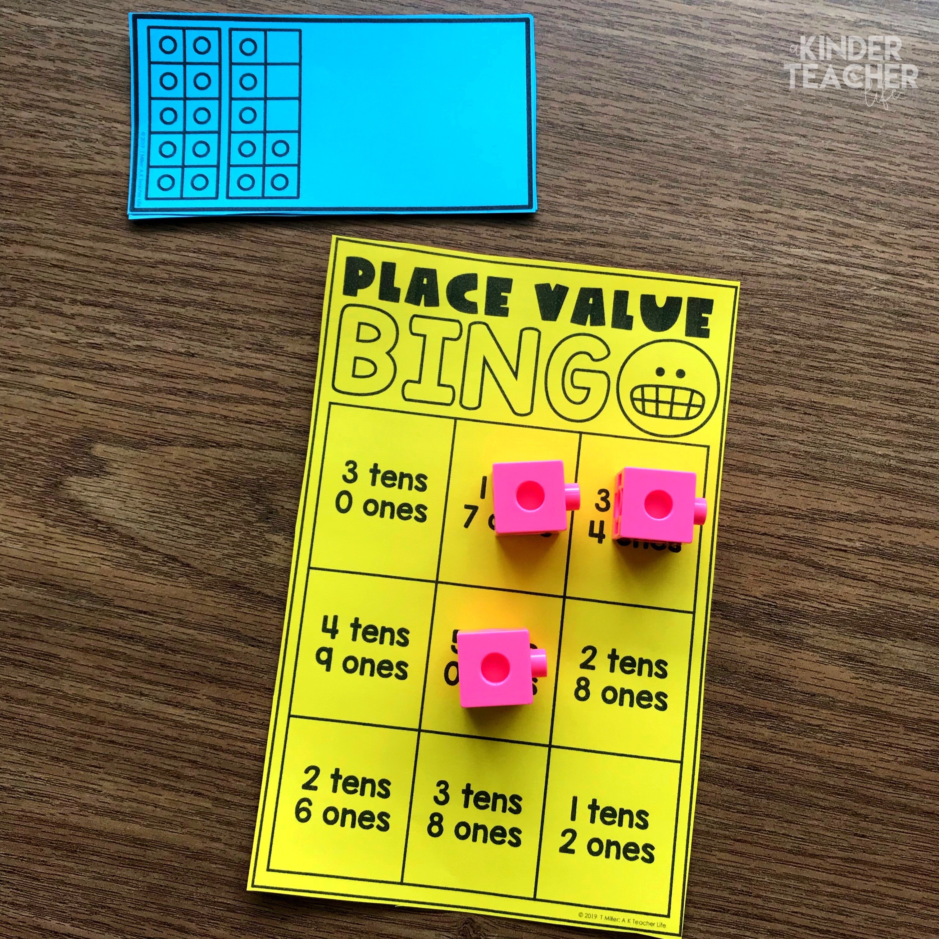 Place Value Math Centers A Kinderteacher Life