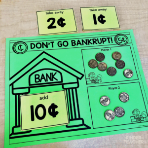 Money Math Center Activities For First Graders - A Kinderteacher Life