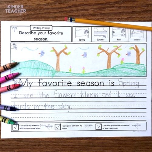 How to use Journaling to get your students writing - A Kinderteacher Life
