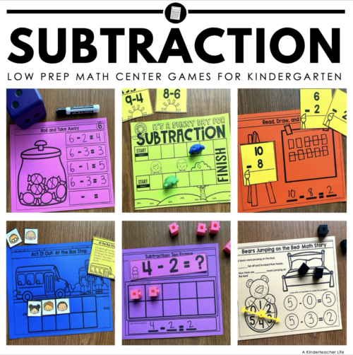 Telling Time Using Hands-on Math Centers - A Kinderteacher Life