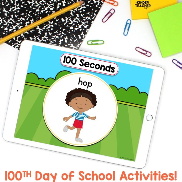 SIX Quick and Fun 100th Day of School Activities - A Kinderteacher Life