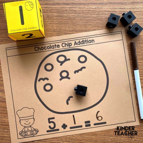 Kindergarten Hands-On Math Centers: Addition - A Kinderteacher Life