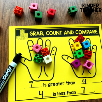 9 Quick And Easy Math Center Activities - A Kinderteacher Life