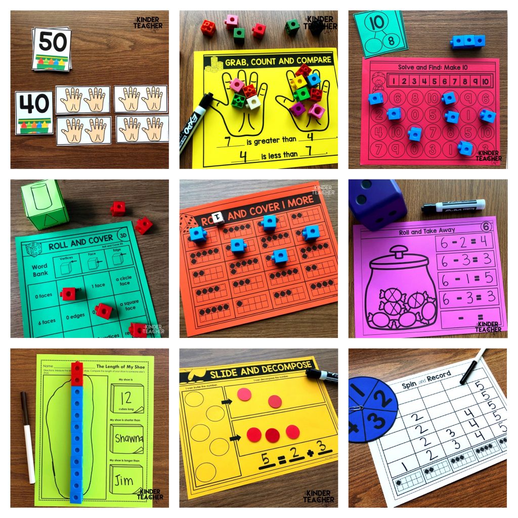 9 Quick And Easy Math Center Activities A Kinderteacher Life 9 Quick And Easy Math Center Activities A Kinderteacher Life