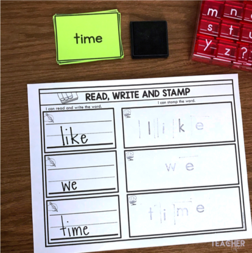 4 Hands-On Activities to Make Sight Word Practice Fun - A Kinderteacher ...