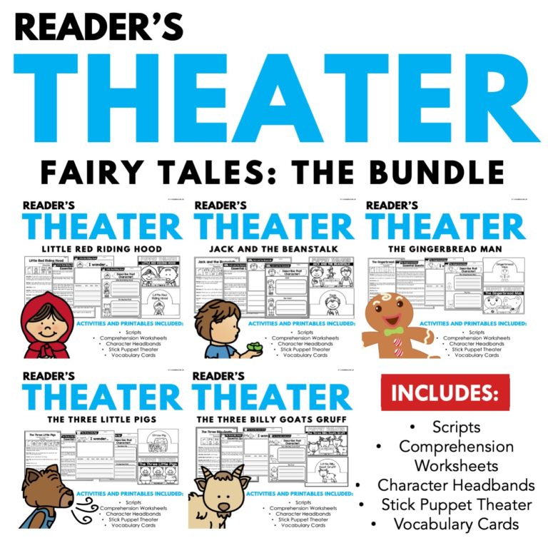 Why You Should Use Reader's Theater in the Early Childhood Classrooms ...
