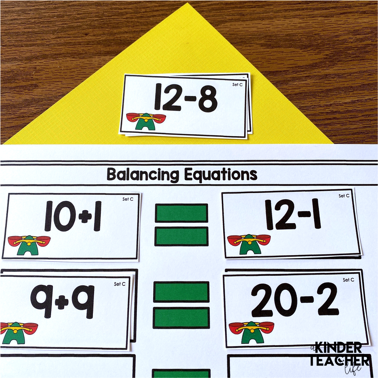 Low prep Subtraction Math Centers for First Grade - A Kinderteacher Life