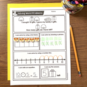 Tips for Teaching Word Problems - A Kinderteacher Life
