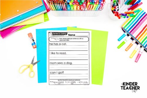 Strategies To Help Students Edit Their Writing - A Kinderteacher Life