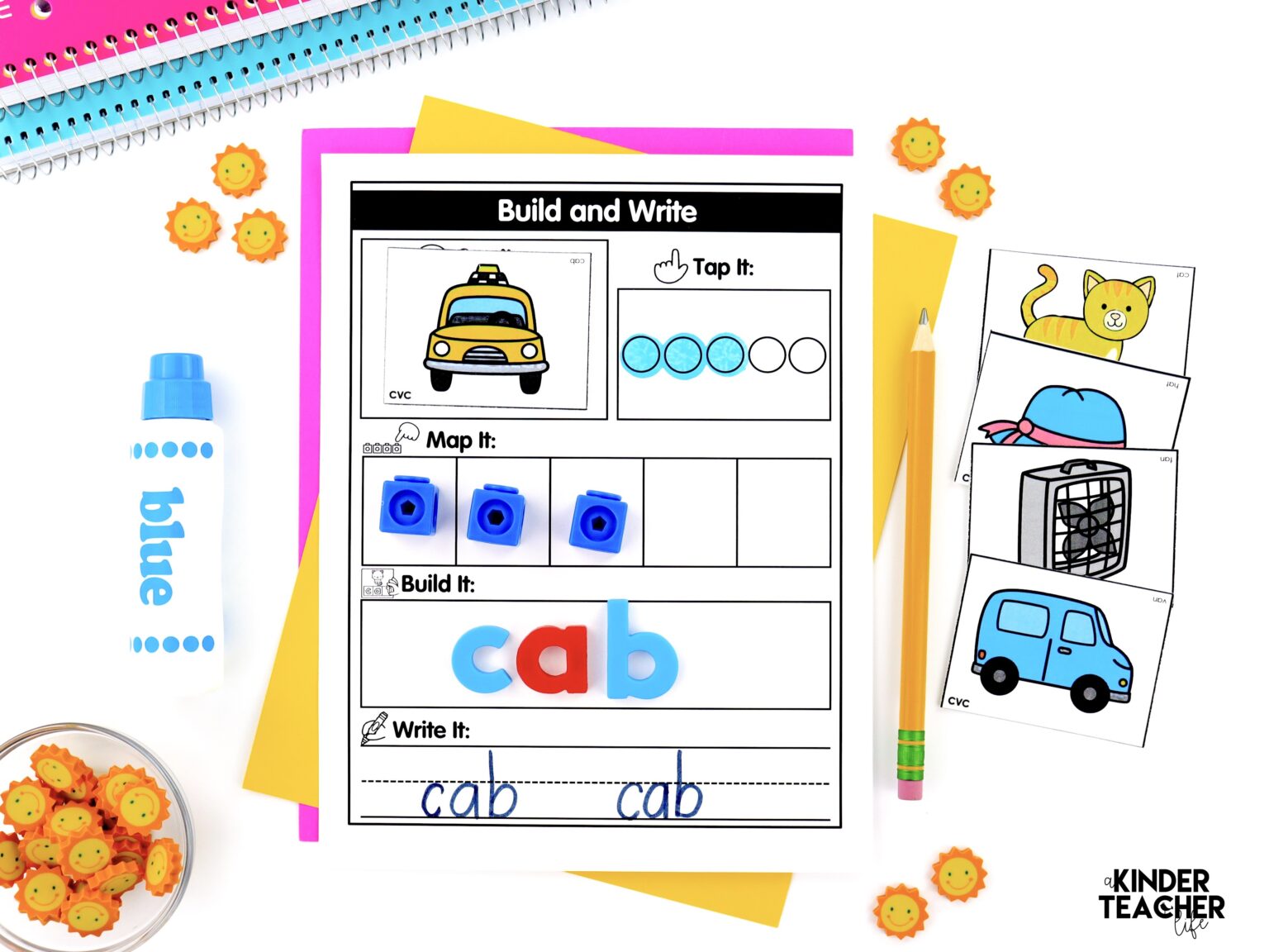 Build and Write: Word Mapping Activity - A Kinderteacher Life