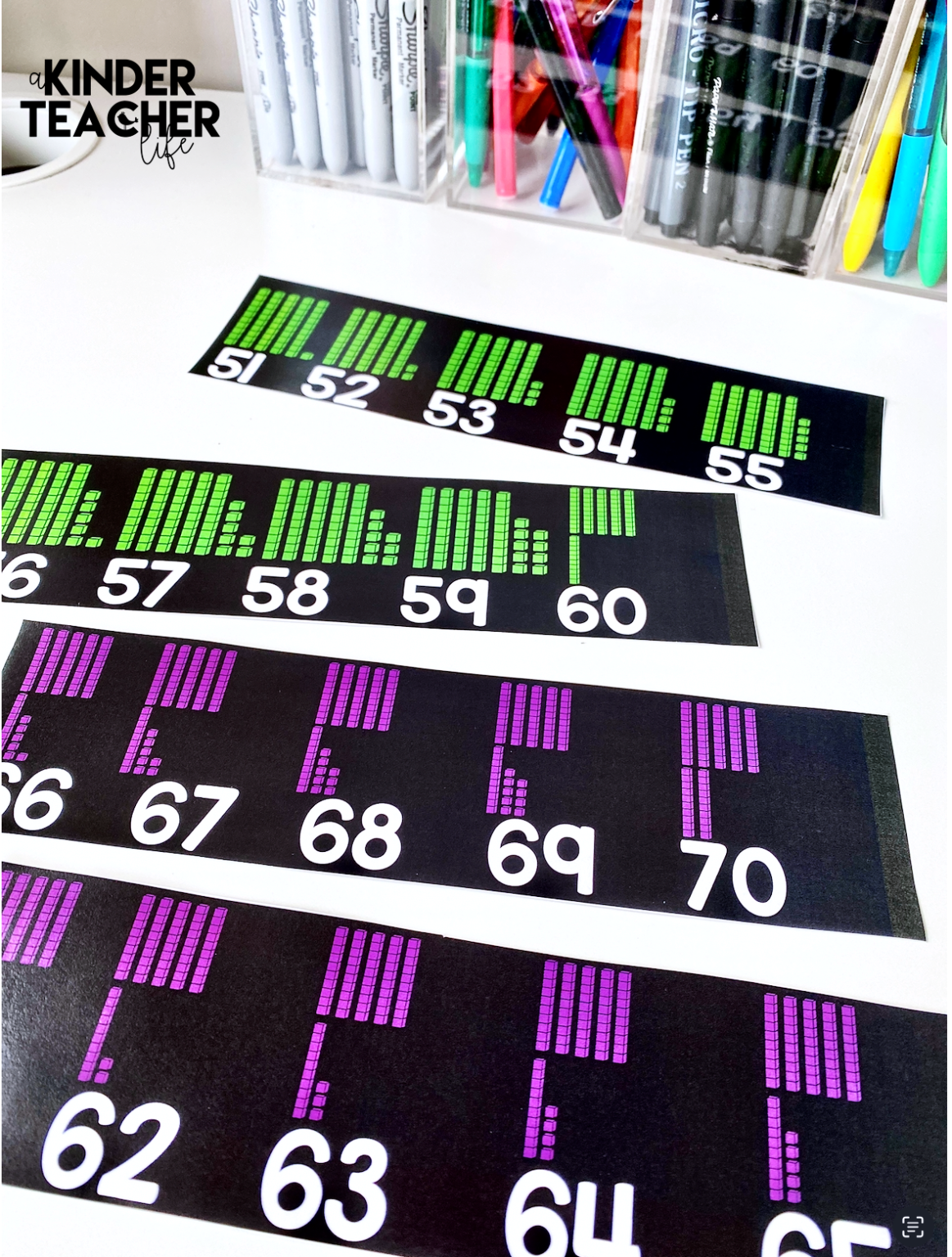Represent Numbers Different Ways Printables (Freebie) - A Kinderteacher ...