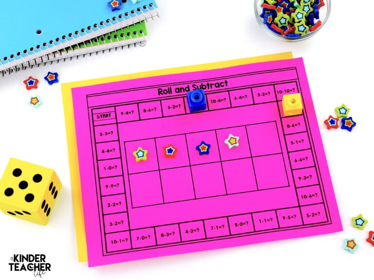 Addition and Subtraction Strategies for Kindergarten - A Kinderteacher Life