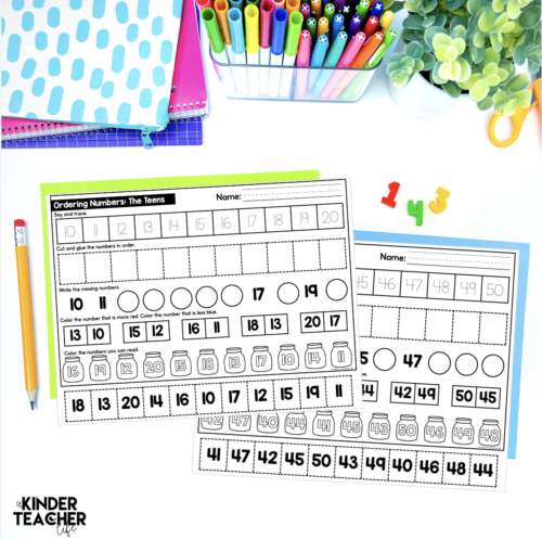 The Best NO Prep Counting Activities - A Kinderteacher Life