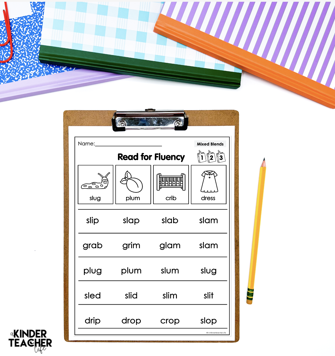Fluency Grids for Early Literacy - A Kinderteacher Life